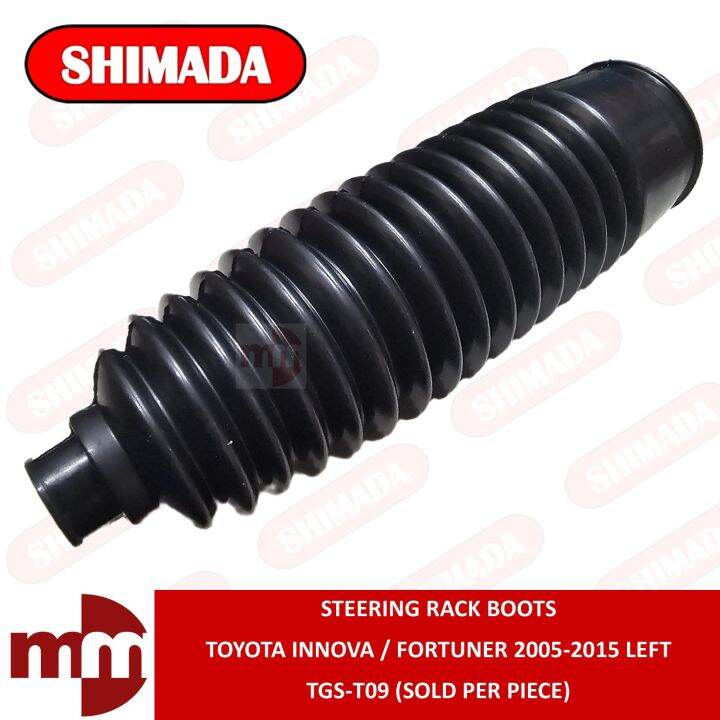 SHIMADA Steering Rack Boots for TOYOTA INNOVA / FORTUNER 2005-2015 (SOLD PER PIECE) TGS-T09 TGS ...