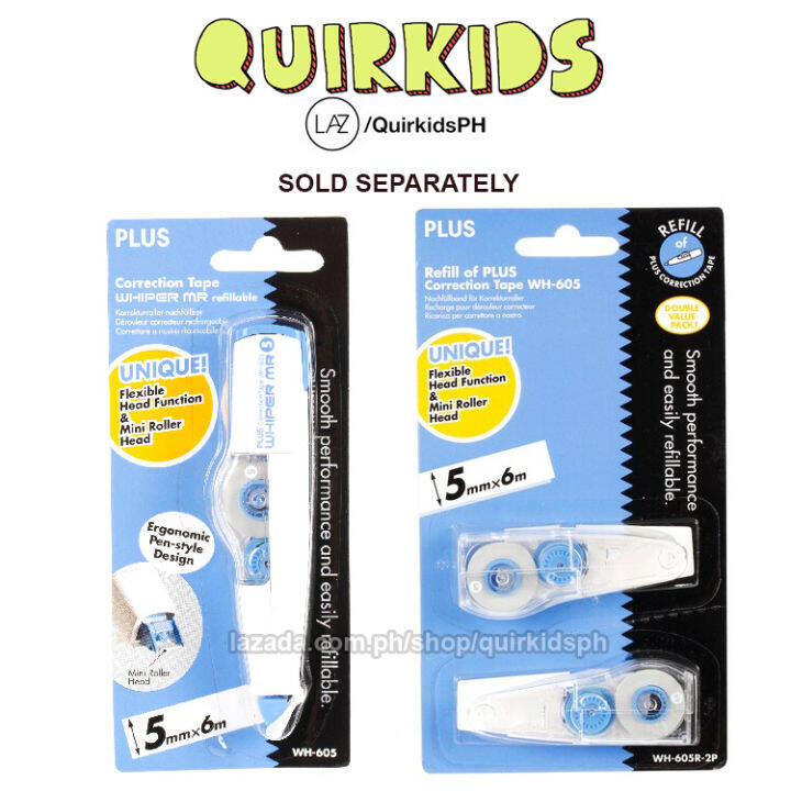 Plus Whiper Mr WH 605 635 Correction Tape Unit Refill | Lazada PH