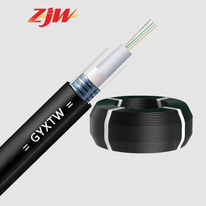 ZJW GYXTW 100meters 4/8/12 Core Outdoor Armored Fiber Optical Cable ...