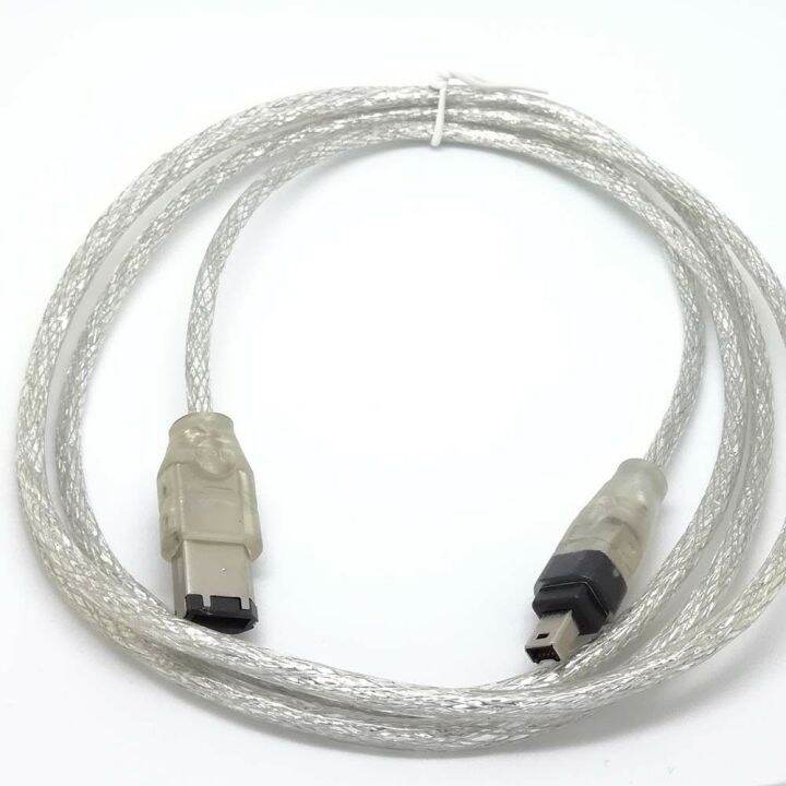 Fire Wire leads 5 FT 1.5m IEEE 1394 FireWire iLink DV Cable 6 Pin to 4 ...