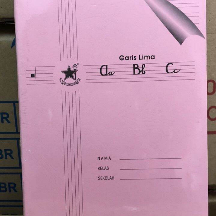 Buku Tulis Halus Garis Lima isi 38 lembr Bintang Obor | Lazada Indonesia
