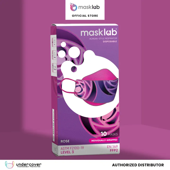 MASKLAB - Undercover Mask PH - Adult KF Rose Sparkle (10 pcs) | Lazada PH