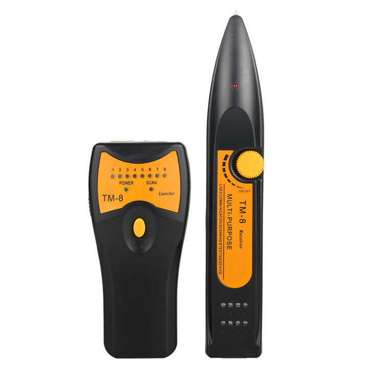 Tm-8 Optic Line Finder Tracer Network Cable Tester Rj45 Lan Telephone ...