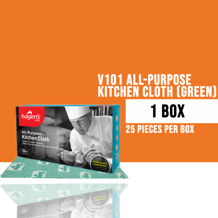 Hagen's V101 All-Purpose Kitchen Cloth 25 pieces | Lazada Singapore