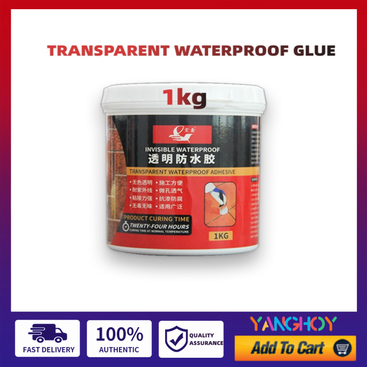 Waterproof adhesive, waterproof invisible paste, 1kg polyurethane leak ...