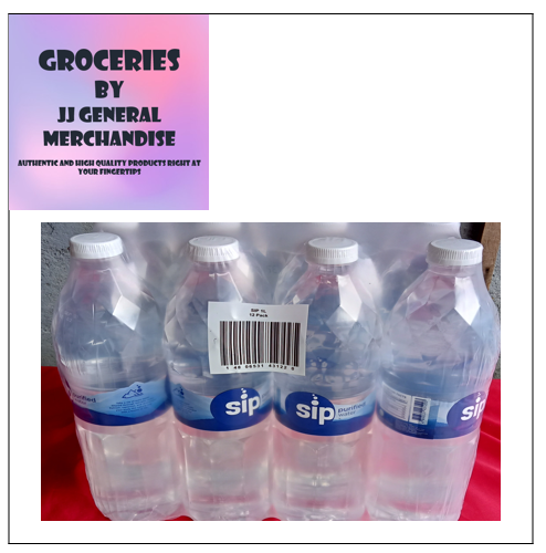 SIP Purified Water 1 cases 1L x 12pcs | Lazada PH