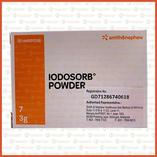 Smith&Nephew [832505] Iodosorb Cadexomer Iodine Powder 3g | Lazada