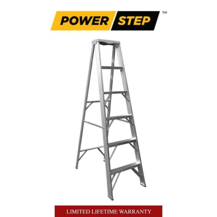 Power Step Aluminum A-Type Ladder 6ft | Lazada PH