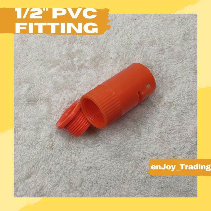 PER PACK (50pcs) 1/2" PVC Flexible Hose Connector With Clip 20mm Orange ...