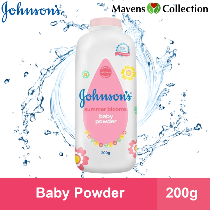 JOHNSONS Summer Blooms Baby Powder 200g by MAVENS COLLECTION | Lazada PH