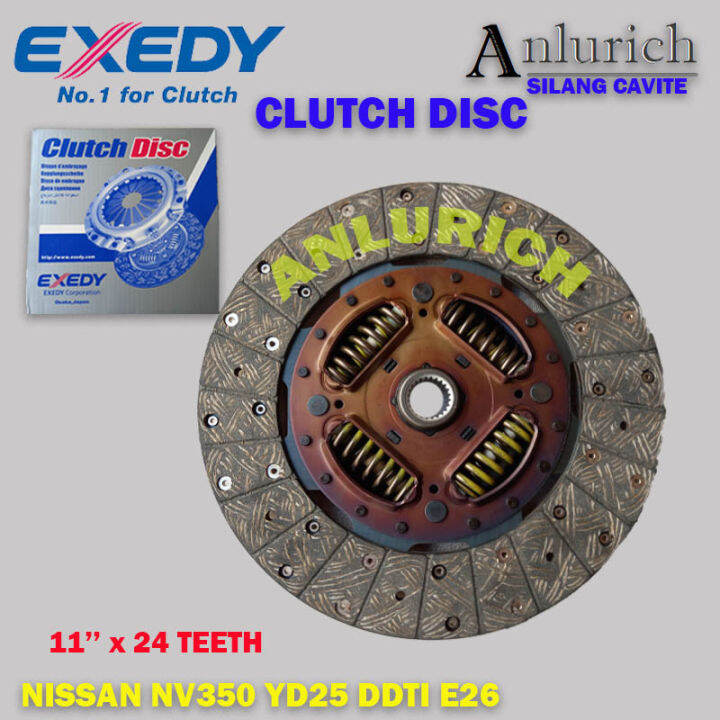 Exedy CLUTCH DISC Nissan Nv350 YD25 DDTI E26 Part no.NSD215 OEM NO.30100-3XN0A | Lazada PH
