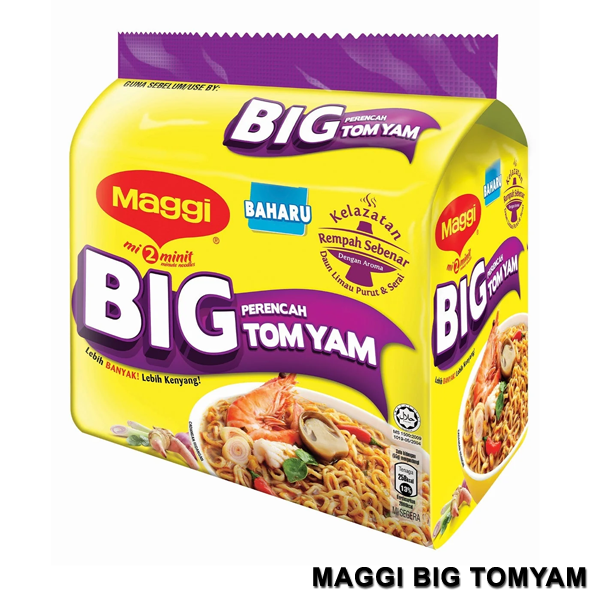 MAGGI BIG Tomyam 2-Minute Instant Noodle (5x107g) | Lazada