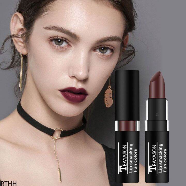 TEAYASON 12 color Waterproof Velvet Matte Long Lasting Pigment Nude ...