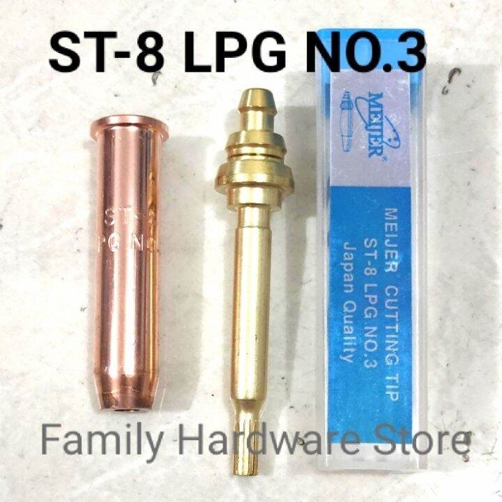 CUTTING TIP ST-8 LPG No 3 MATA LAS BLANDER POTONG nozel NOZZLE BLANDER | Lazada Indonesia