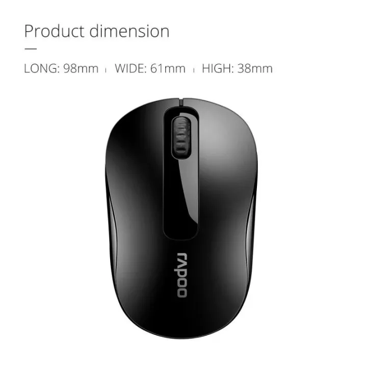 Original RAPOO M10 wireless mouse without light and power saving ...