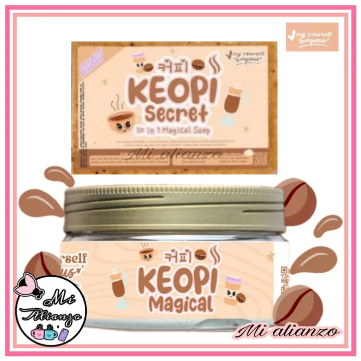 Keopi Secret Soap | Keopi Coffe Bleaching Scrub - Cellulite Remover ...