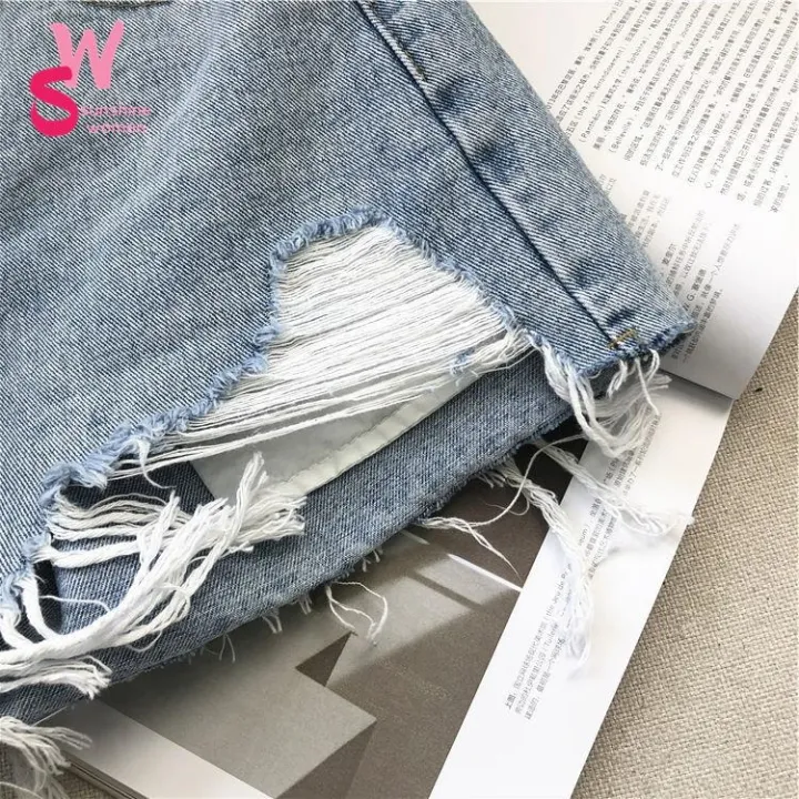 Sw Sw⭐️ Bull-Puncher Knickers หญิง Han รุ่นเอวสูงหลวมและสบายแฟชั่นใหม่ ...