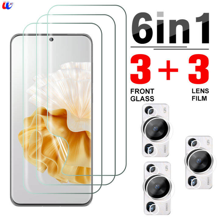 6in1 Hydrogel Soft Film For Huawei P60 Pro 4G Camera Lens Screen ...