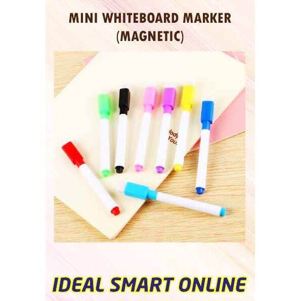 Mini Whiteboard Marker (Magnetic)- Random colour | Lazada