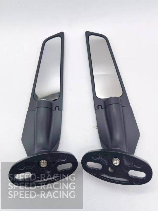 Winglet Side Mirror Universal Wind Wing Rotating | Lazada PH