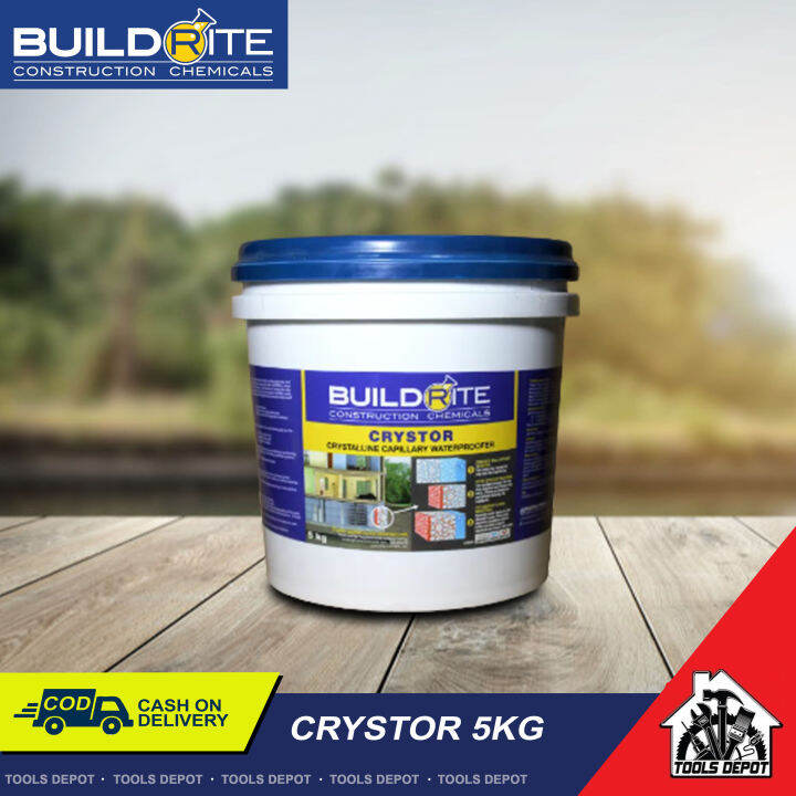 BUILDRITE CRYSTOR Crystalline Capillary Waterproofer 5kg GRAY | Lazada PH