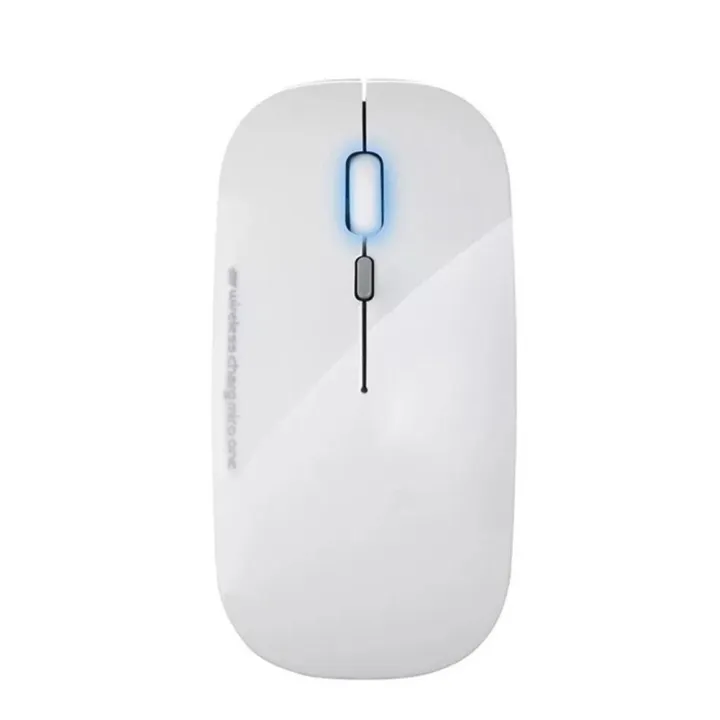[Ready Stock]New Wireless Mouse 2.4G USB Ultra Thin Curved Mouse Mice ...