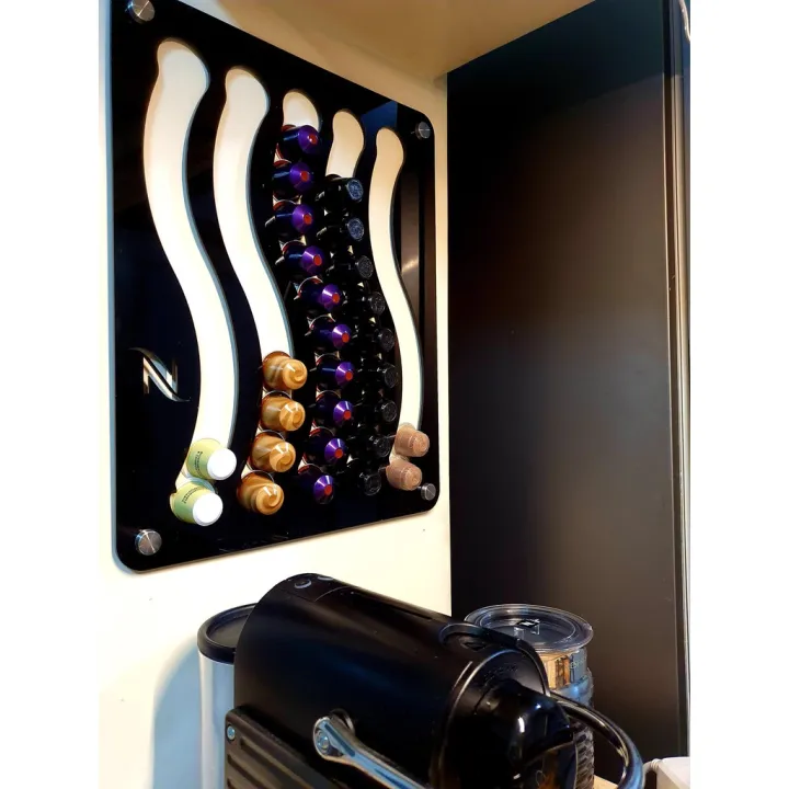 Nespresso Capsule Wall Mounted Acrylic Holder | Lazada PH