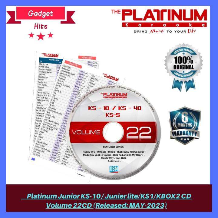 The Platinum KS-5/KS-10/KS-40 UPDATED CD VOLUME 22 (MAY 2023 UPDATE) | Lazada PH
