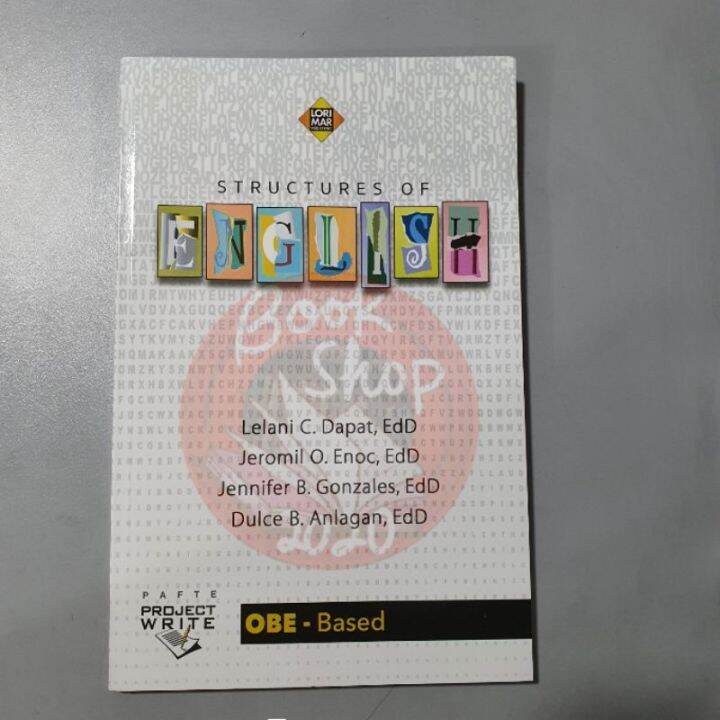 Structures of ENGLISH By; Dapat | Lazada PH