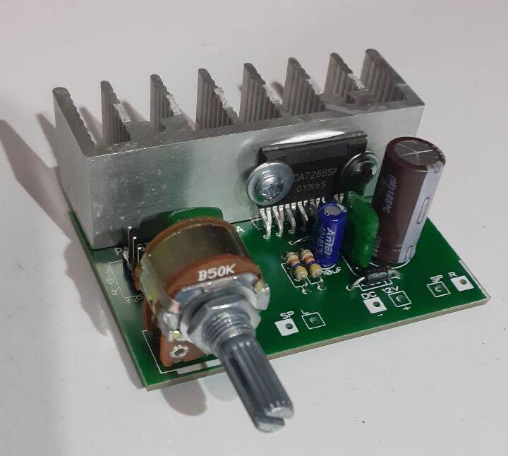 KIT MINI AMPLI STEREO TDA7266SA TDA7266 DC12V | Lazada Indonesia