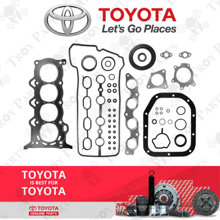Original Toyota Overhaul Full Set Gasket 04111-21040 Toyota Vios NCP42 ...