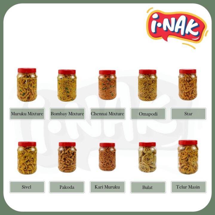 Fresh Made Crunchy Indian Tradisional Snack Food Muruku Halal | Lazada