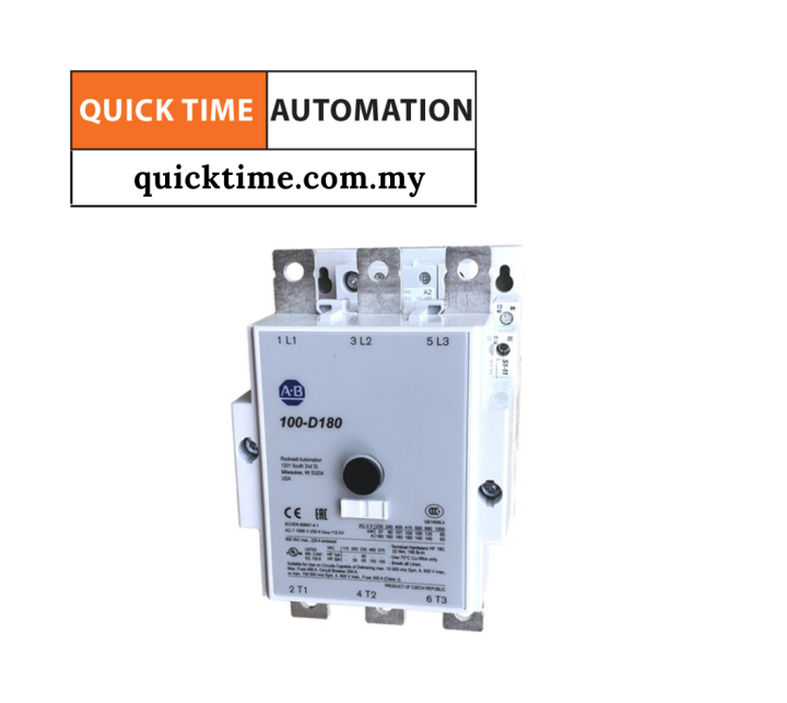 100-D180 El 110-130VAC | Allen-Bradley | IEC Contactor | Lazada