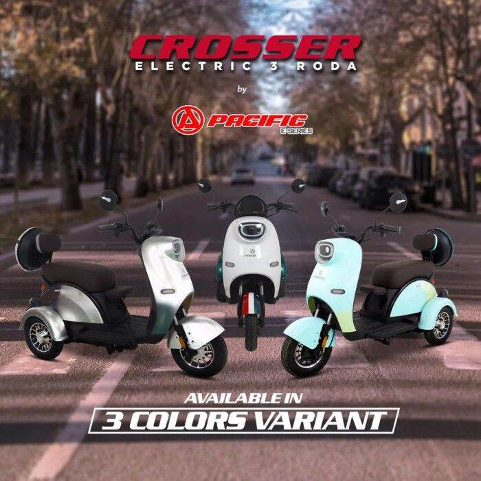 Sepeda Listrik Pacific Crosser 48 Volt / 20.2 AH | Lazada Indonesia