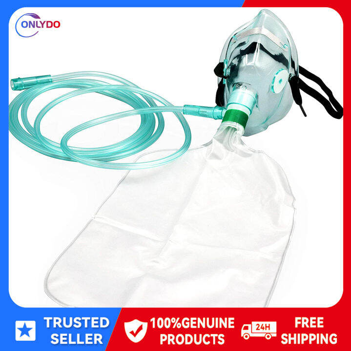 ONLYDO 2/10 Pack Adult Non-Rebreather Oxygen Mask with 7 Foot Tubing ...