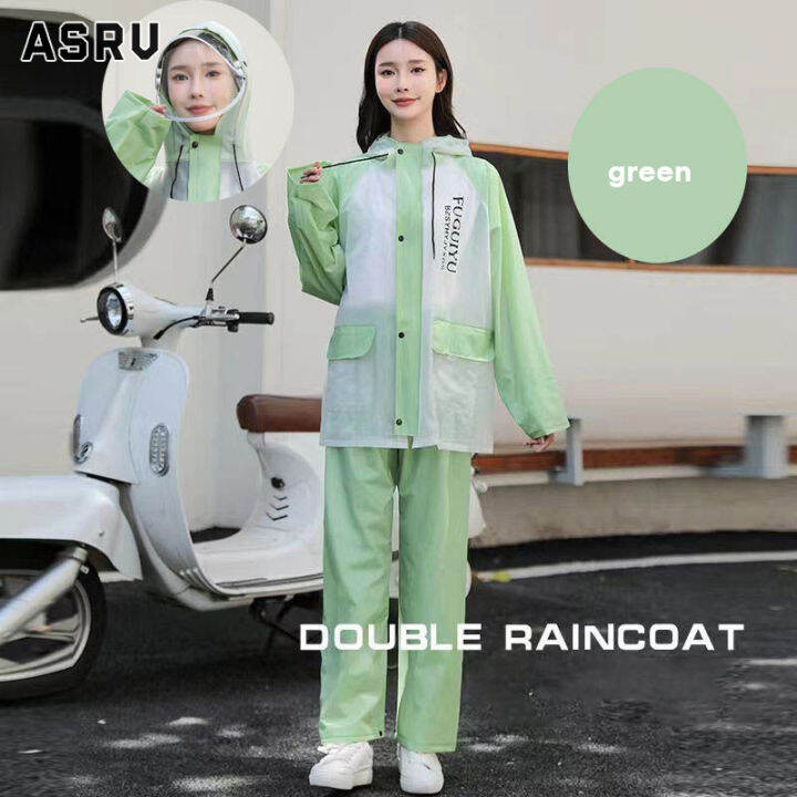 ASRV raincoat the whole body coordinates To prevent heavy rain free ...