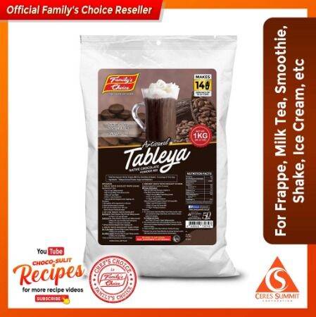 Familys choice Artisanal tableya powder 1 kg for frappe shake milktea ...