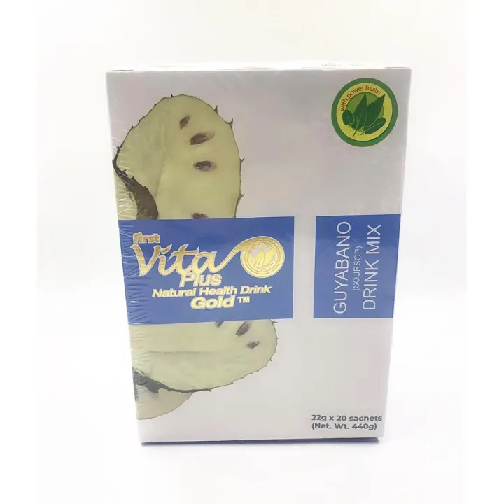Authentic!! Vita Plus Guyabano Gold Natural Health Drink 20s | Lazada PH