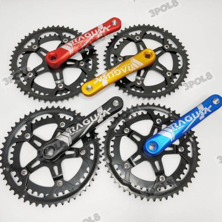 Crankset Alloy 170mm Ragusa RB900 RB800 34/50T 42/52T Road Bike Crank ...