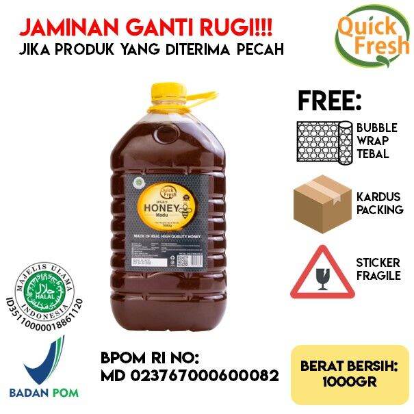 Quick Fresh Honey / Madu 7000 gr (refill) | Lazada Indonesia