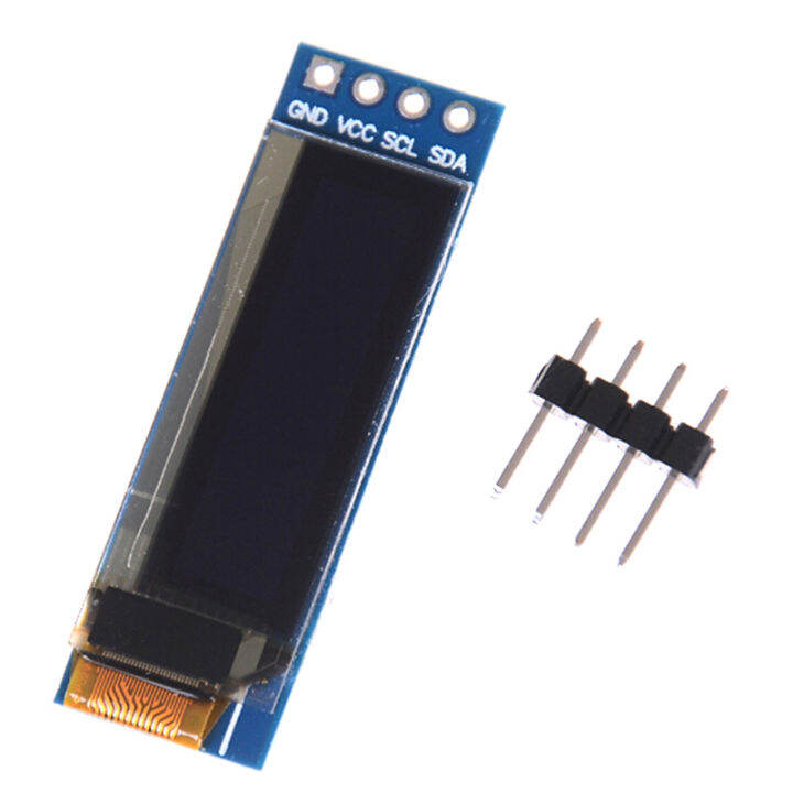 Electronics iic i2c 0.91" 128x32 blue oled lcd display module 3.3v 5v ...
