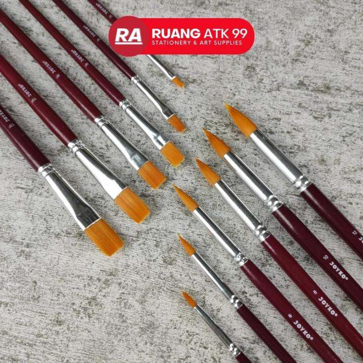 Joyko Kuas Lukis Set BR-3 / BR-4 / BR-5 / BR-8 / BR-9 Kuas Lukis Cat ...