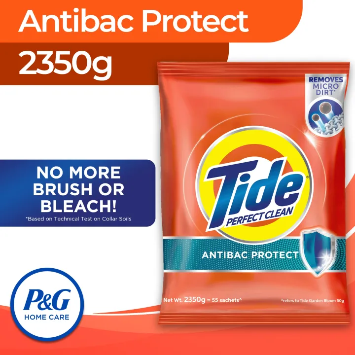 Tide Perfect Clean Powder Detergent Antibac 2350g (Laundry Detergent ...