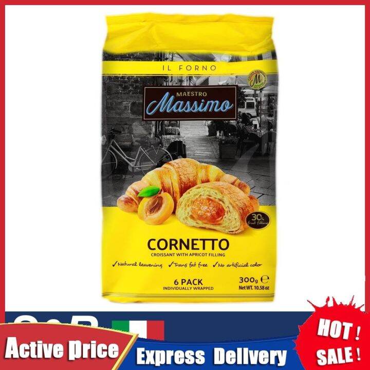 IL Forno Maestro Massimo Cornetto Croissant with Apricot Filling Bread ...