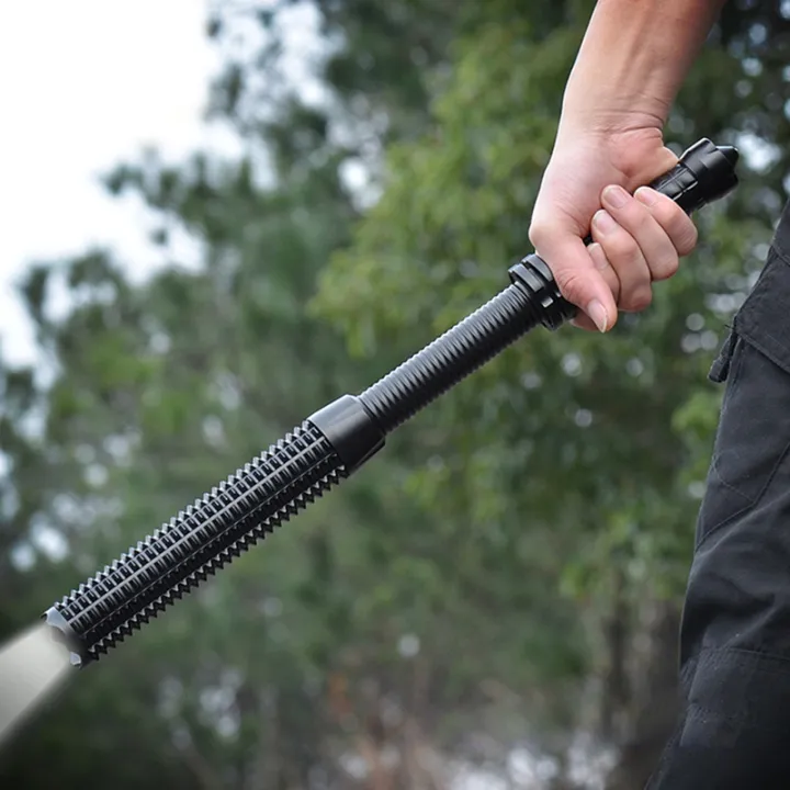 Telescopic XPE super bright rechargeable mace outdoor lighting ...