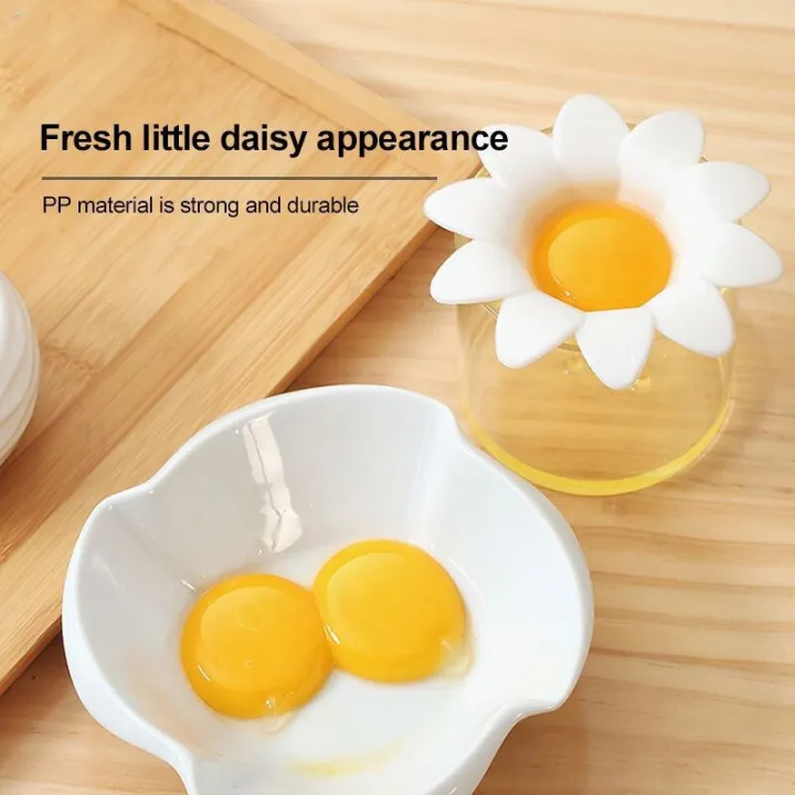 Daisy Plastic Egg Separator Egg White Yolk Divider Kitchen Gadgets ...