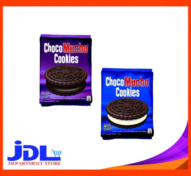 JDL CHOCO MUCHO COOKIE SANDWICH WHITE CHOCO (BLUE)/DOUBLE CHOCO (VIOLET ...