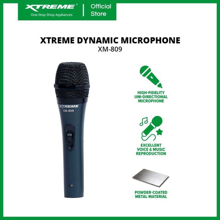 XTREME DYNAMIC MICROPHONE EXCELLENT REPRODUCTION OF VOICE AND MUSIC [XM ...
