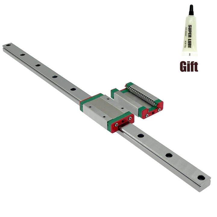 MGN15 CNC 15mm miniature linear rail guide MGN15C L100 - 600 mm MGN15H linear block carriage or ...