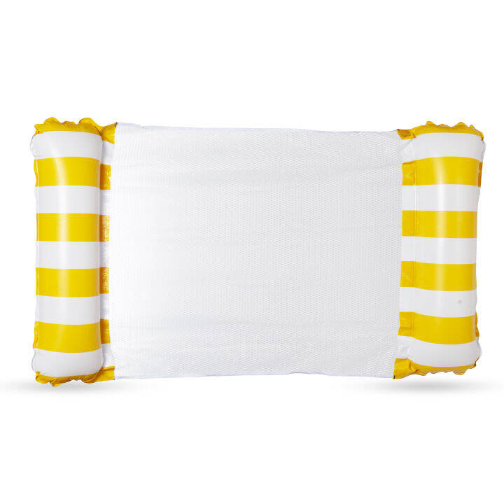 Blood Red Stiped Inflatable Water Hammock Floatie | Lazada PH